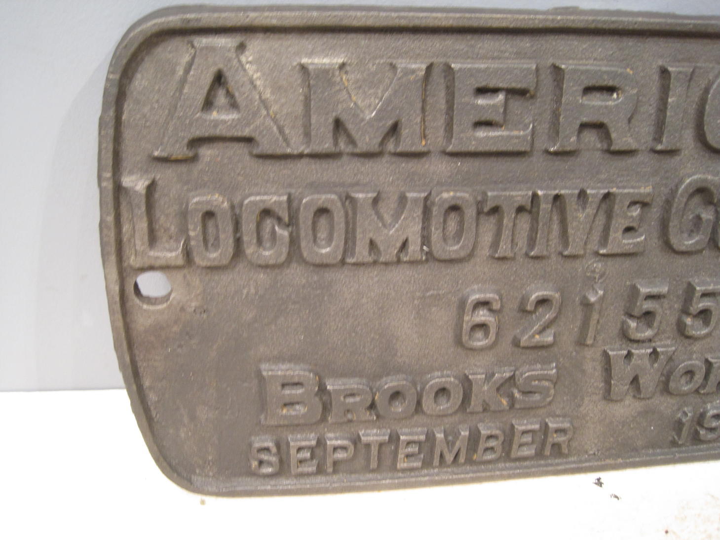 Locomotive builders plates