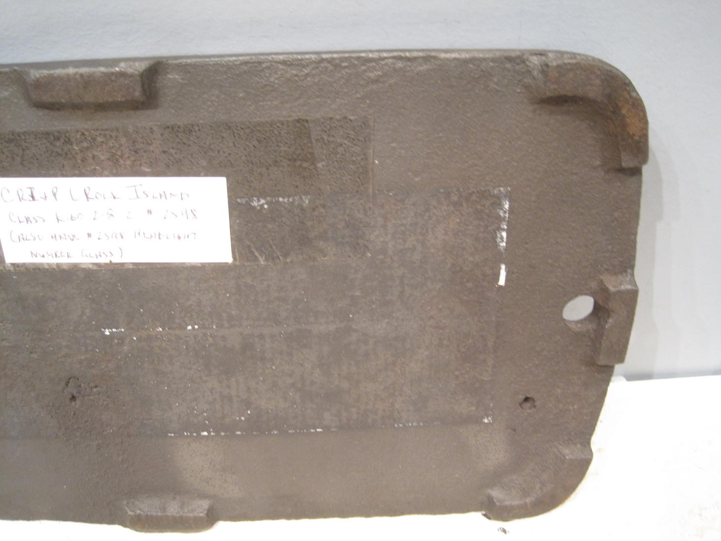 Locomotive builders plates