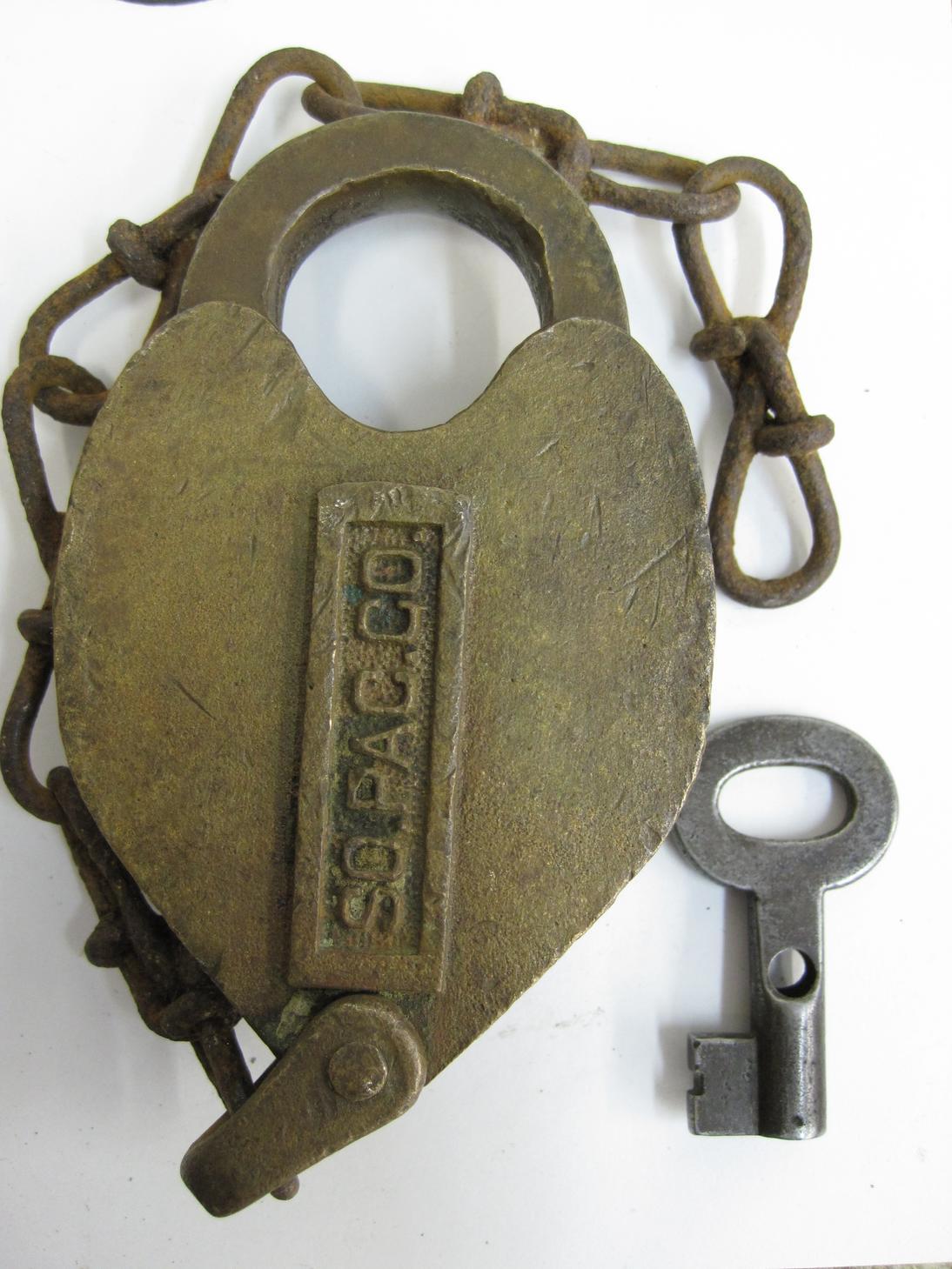 Antique Railroad Locks | Pacific Railroad Antiques Collection